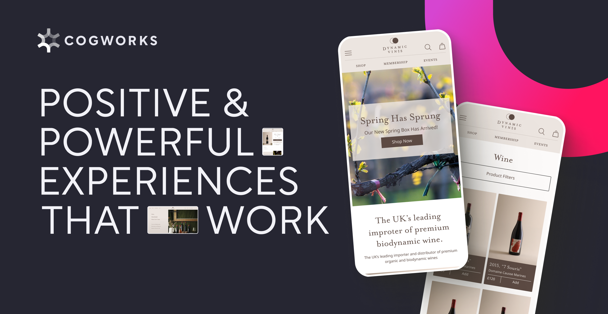 Dynamic Vines | Custom E-Commerce for Biodynamic Wine | Cogworks